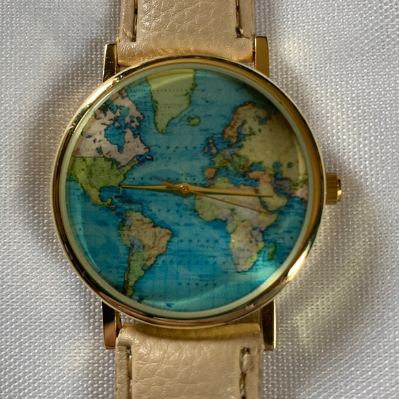 OKTIME | Accessories | Working Oktime World Map Watch With Brand New ...